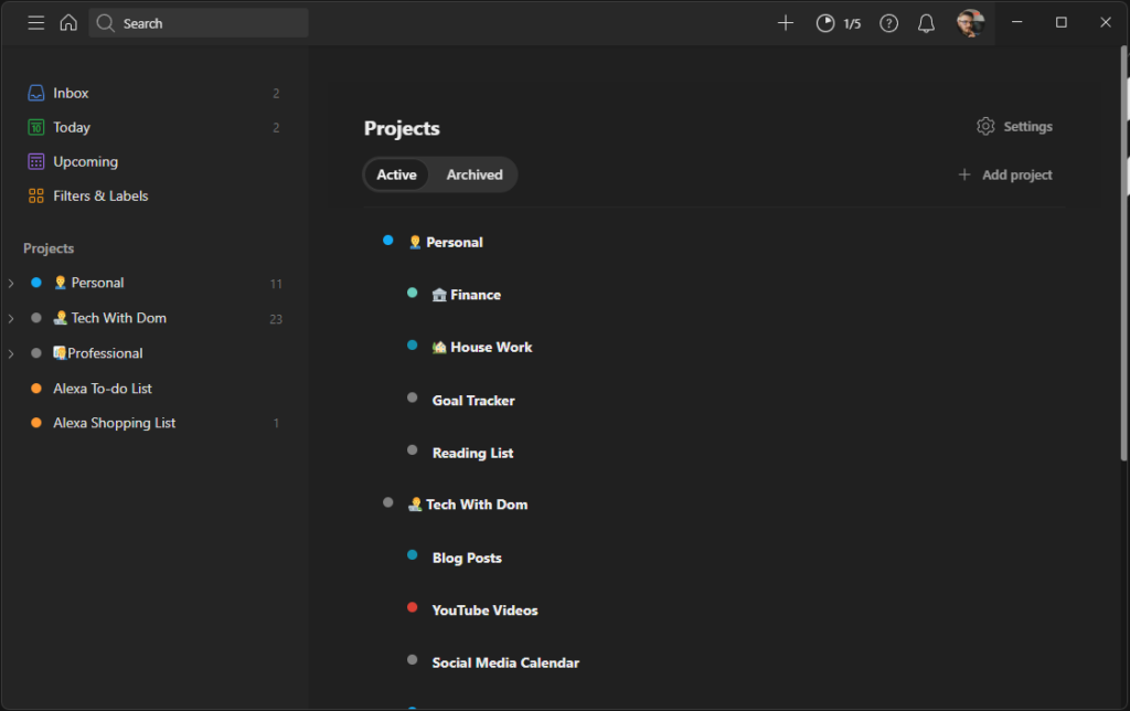 I Finally Found a Multiplatform To-Do List App I Enjoy: Todoist!